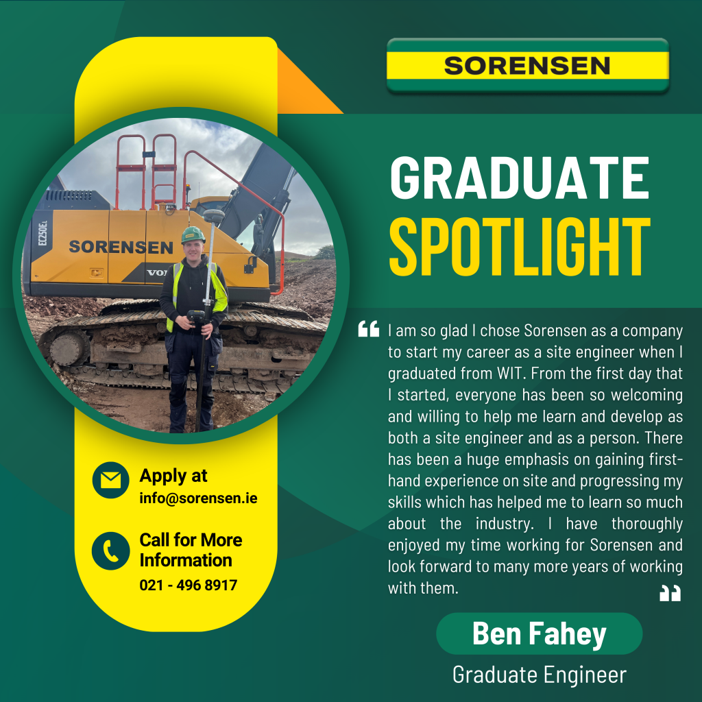 Graduate Spotlight: Ben Fahey | Sorensen